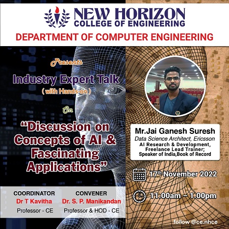Industry Expert Talk - Discussion On Concepts of AI & Fascinating Applications - Computer ...